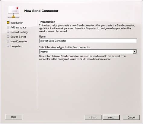 Create A New SMTP Send Connector Adventures In Exchange