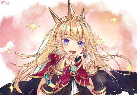Safebooru 1girl Blonde Hair Bow Bracer Cagliostro Granblue Fantasy