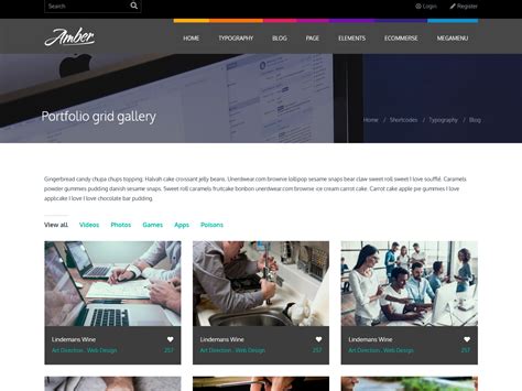 Amber Bootstrap Responsive Html Blog Template Md Mahmudul Hasans Portfolio