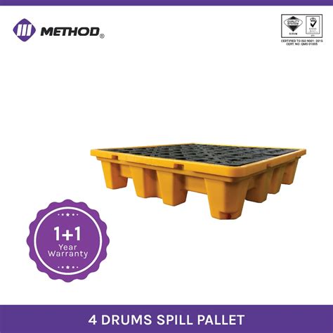 Polyethylene Bunded Spill Pallets 4 Drums Shopee Malaysia