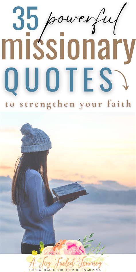 35 Missionary Quotes To Strengthen Your Faith A Joy Fueled Journey