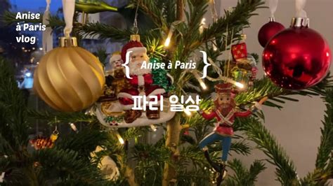 파리일상 브이로그 파리 크리스마스 트리 만들기 봉막쉐 오너먼트 쇼핑 프랑스 이케아 쇼핑 진짜 전나무로 트리 꾸미기 파리 우리집 Youtube