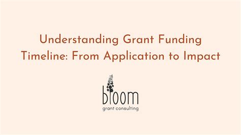 Understanding Grant Funding Timeline From Application To Impact