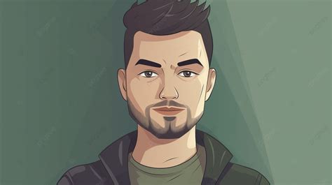 수염을 가진 남자의 만화 그림 프로필용 무료 아바타 사진 배경 일러스트 및 사진 무료 다운로드 Pngtree