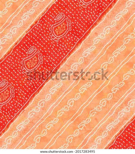 Beautiful Seamless Bandhani Pattern Illustration