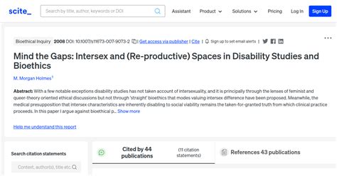 Mind The Gaps Intersex And Re Productive Spaces In Disability