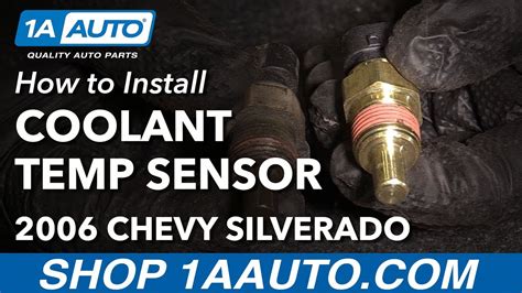 How To Replace Coolant Temperature Sensor 2002 06 Chevy Silverado 1500 Truck V6 4 3l 1a Auto