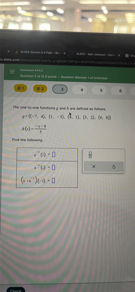 Solved Homework 41 42question 3 ﻿of 12 1 ﻿point