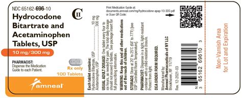 Dailymed Hydrocodone Bitartrate And Acetaminophen Hydrocodone Bitartrate And Acetaminophen Tablet