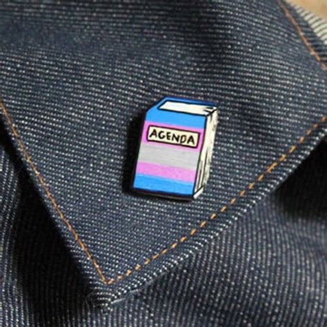 Trans Pride Pin LGBT Trans Agenda Pin Trans Pin Etsy