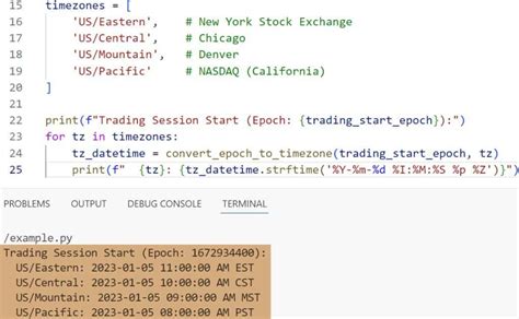 Epoch Time To Datetime Conversion In Python