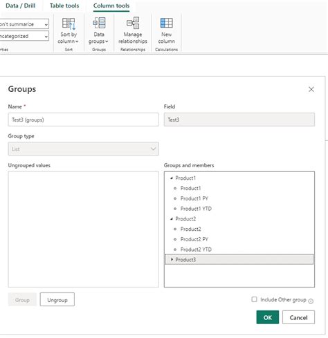 Group Measures As Field Parameters Microsoft Fabric Community