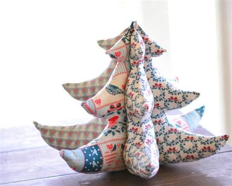 Free Sewing Pattern Stuffed Fabric Christmas Tree Fabric Christmas Trees Christmas Tree