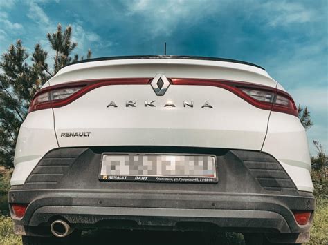 Универсальный лип спойлер для Рено Аркана. — Renault Arkana, 1,6 л ...