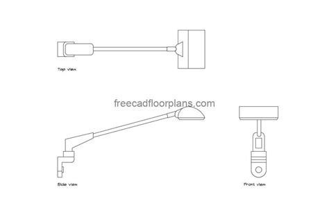 Arm Light Free Cad Drawings