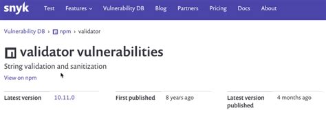 Dependency Health—assessing Package Risk With Snyk Snyk