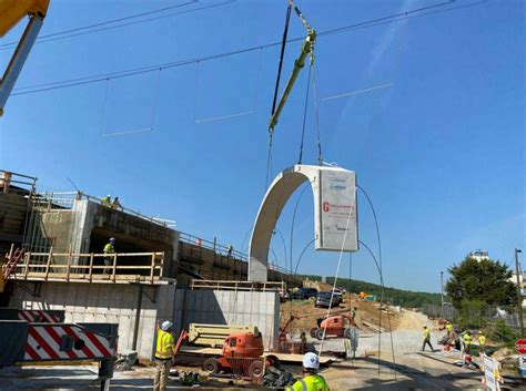 Six 50k Pound Contech Arch Sections Installed On I95 Project