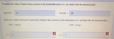 Solved Compute The Values Express These Answers To The
