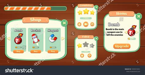 679 Level Select Game Ui Asset Images Stock Photos Vectors Shutterstock