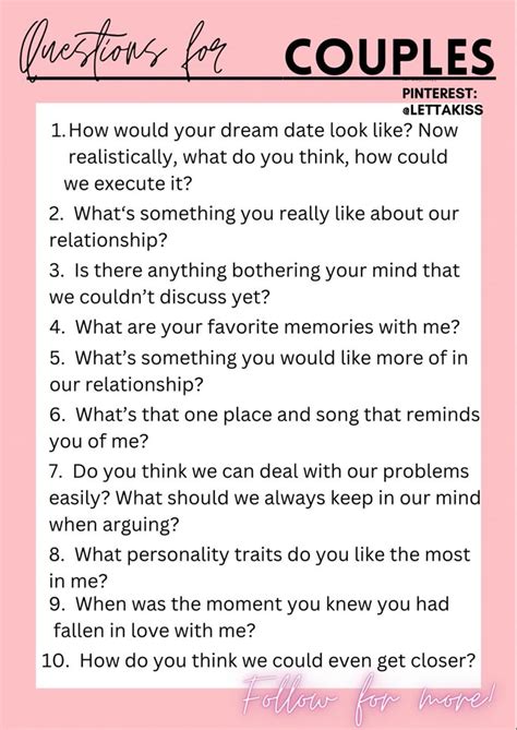 questions to ask to your gf/bf 🫶🏼 | Conversation starters for couples, Text conversation ...
