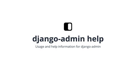 Django Admin Help Fig