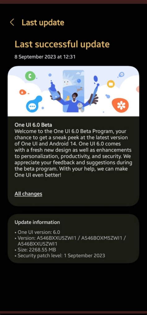 Samsung Galaxy A54 One Ui 6 Beta Update Live In The Uk Sammy Fans