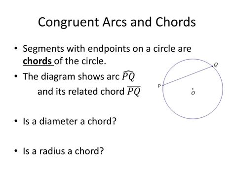 PPT Sect Properties Of Chords And Arcs PowerPoint Presentation ID
