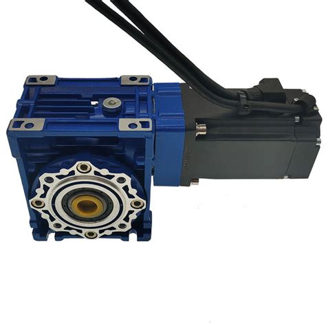 BLDC Motor With Encoder Worm Gear Reduction Brushless Low Speed And High Torque 48V 200W 15rpm