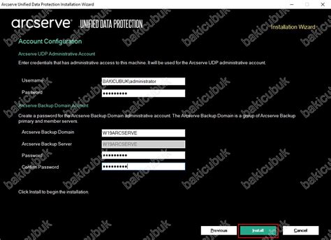 Arcserve Unified Data Protection 70 Kurulumu Baki Çubuk