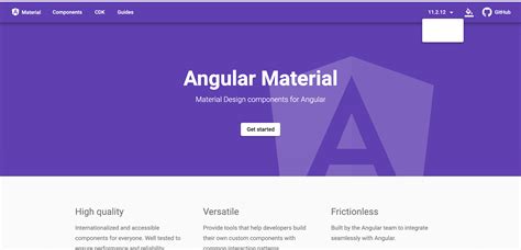Documentation Version Select Drop Down Broken Issue Angular Material Angular Io GitHub