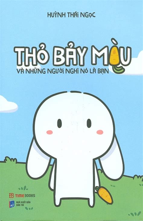 Tạo Hình 3d Trang Trí Bìa Sách Thỏ Bảy Màu Với Nhiều Màu Sắc Tươi Sáng