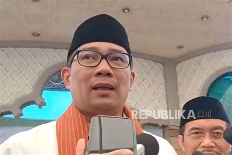 Ridwan Kamil Tak Hadir Penetapan Gubernur Jakarta Ini Alasannnya Republika Online