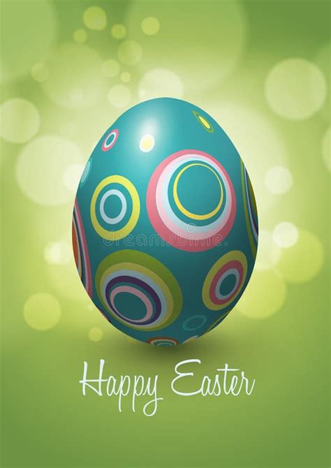 Easter Egg Vector Design Stock Vector Illustration Of Postcard 51972887