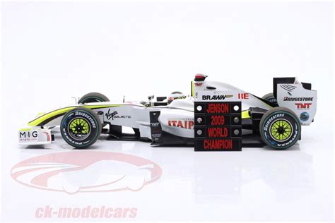Minichamps 1 18 Jenson Button Brawn Bgp001 22 Fórmula 1 Campeão Mundial 2009 183090022 Modelo