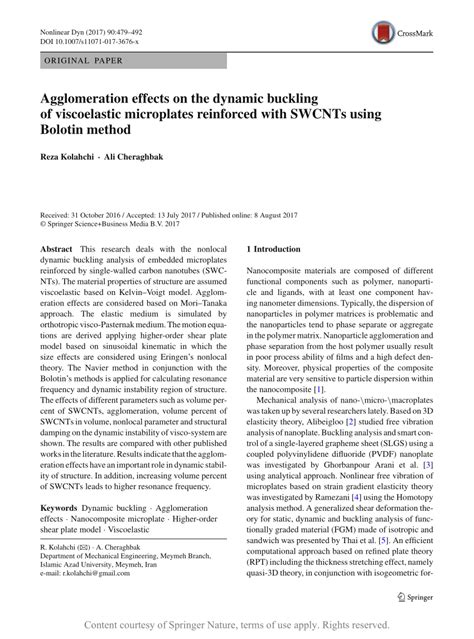 Agglomeration Effects On The Dynamic Buckling Of Viscoelastic Microplates Reinforced With Swcnts