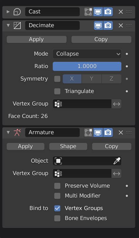 new modifier panel and list user feedback developer forum