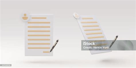 3d 카피 라이팅 쓰기 아이콘 문서 및 펜 벡터 일러스트레이션 Mandate에 대한 스톡 벡터 아트 및 기타 이미지 Mandate 계약서 공란 Istock