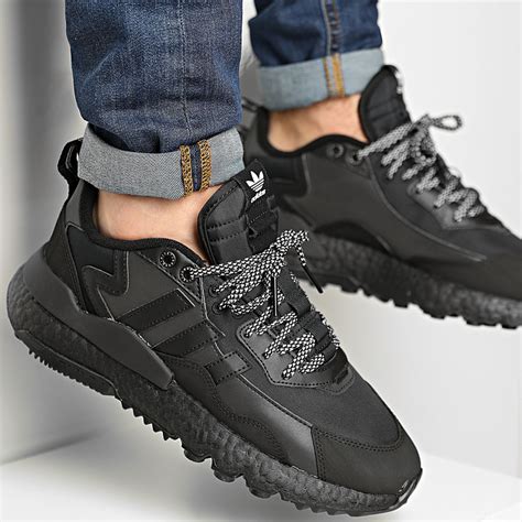 Adidas Originals - Baskets Nite Jogger Winterized FZ3661 Core Black ...