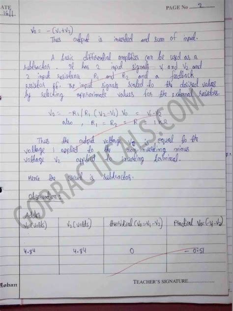Circuit Diagram Of Subtractor Using Op Amp Circuit Diagram