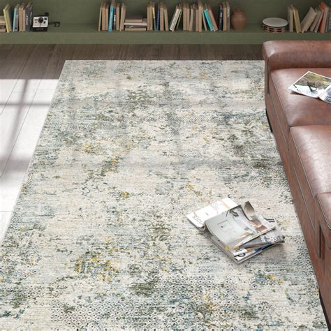 Trent Austin Design Chloe Abstract Dusty Sage Area Rug Reviews Wayfair