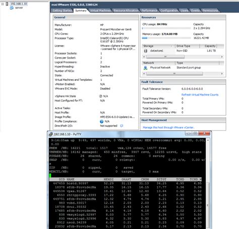 virtualization esxi host memory usage seems high with no vms running