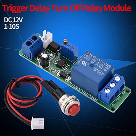 DC V Timer Module Adjustable Timer Delay Turn Off Module Timing Relay Time Switch Sec