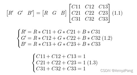 isp图像调试 ccm ccm公式 csdn博客