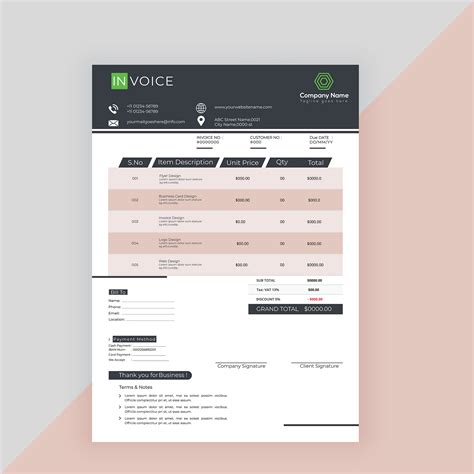 Invoice Design On Behance