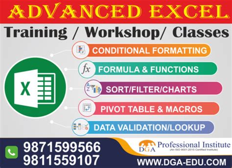 best advanced excel and ms excel training institute in delhi