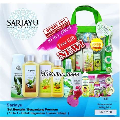 Sariayu Pakej 10 In 1 Full Set Bersalin Berpantang Premium Body And Hair Shopee Malaysia
