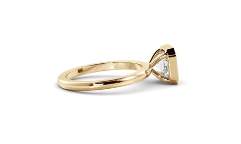 Asscher Signature Bezel Solitaire Louise Jean Jewellery