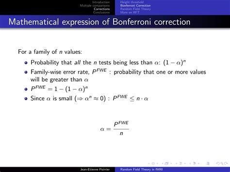 Random Field Theory In Functional Imaging Ppt