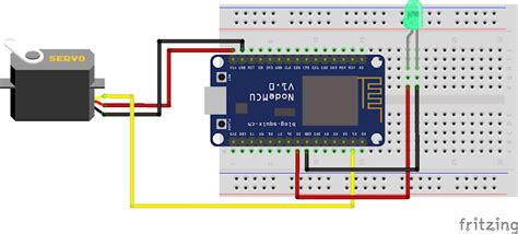 esp8266 webserver controller servo motor