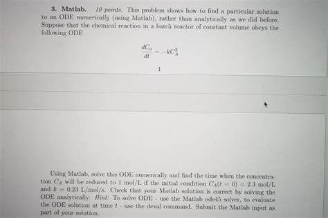 solved 3 matlab 10 points this problem shows how to find
